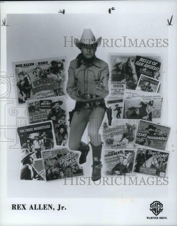 1982 Press Photo Rex Allen Jr. Country Music Singer Songwriter Guitari ...
