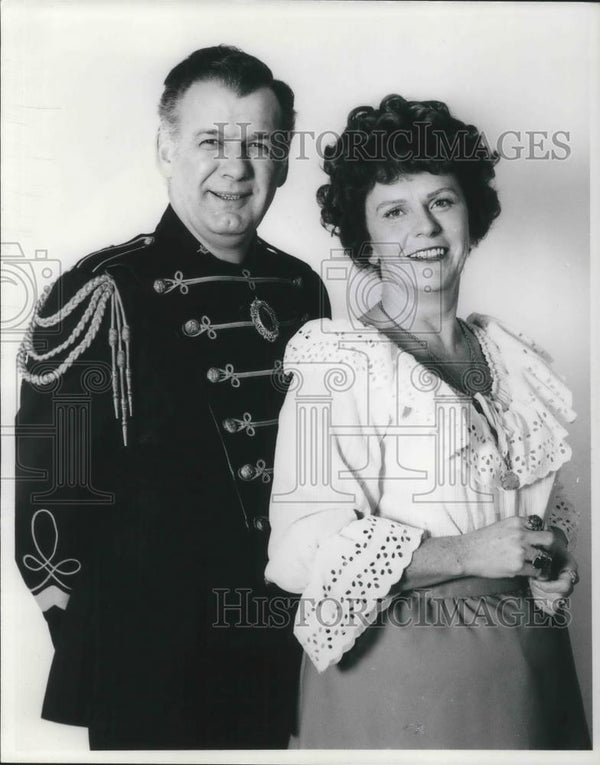 1980 Press Photo Terry Dunn & John Homorodean in The Red Mill Opera ...