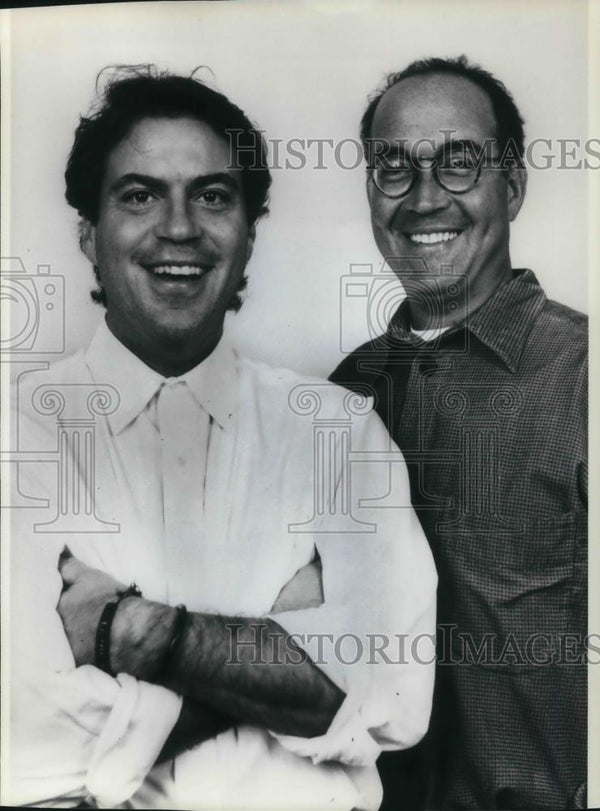1992 Press Photo John Falsey & Josh Brand Producers of Northern Exposu ...