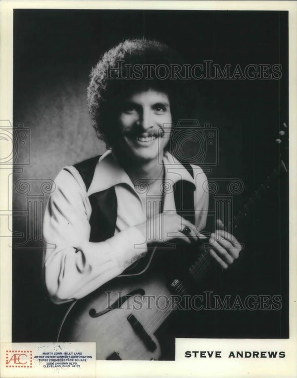 1984 Press Photo Steve Andrews Singer Songwriter Musician - cvp02631 ...