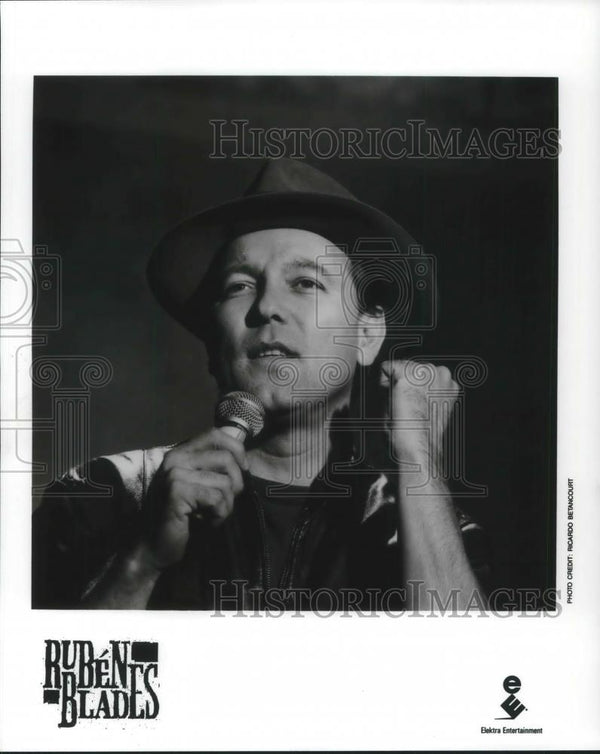 1990 Press Photo Ruben Blades Salsa Latin Singer Songwriter Actor Poli ...