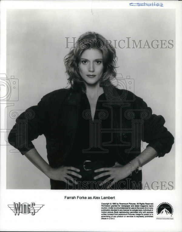 1993 Press Photo Farrah Forke as Alex Lambert in Wings - cvp19714 ...