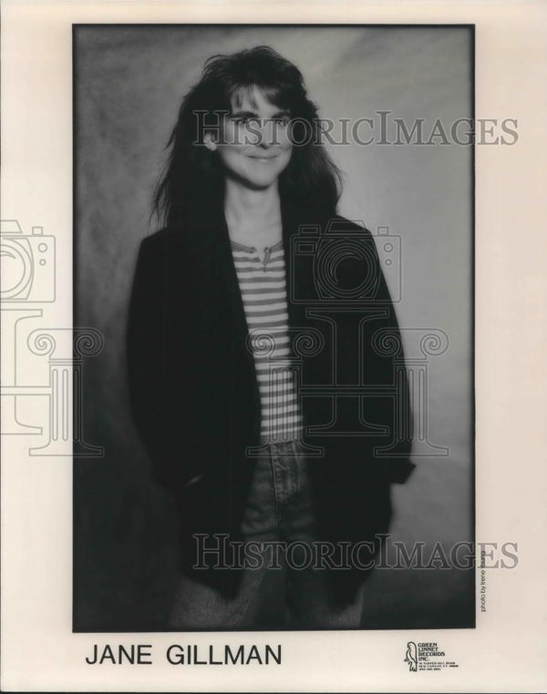 1991 Press Photo Jane Gillman Folk Singer Songwriter Musician - cvp137 ...