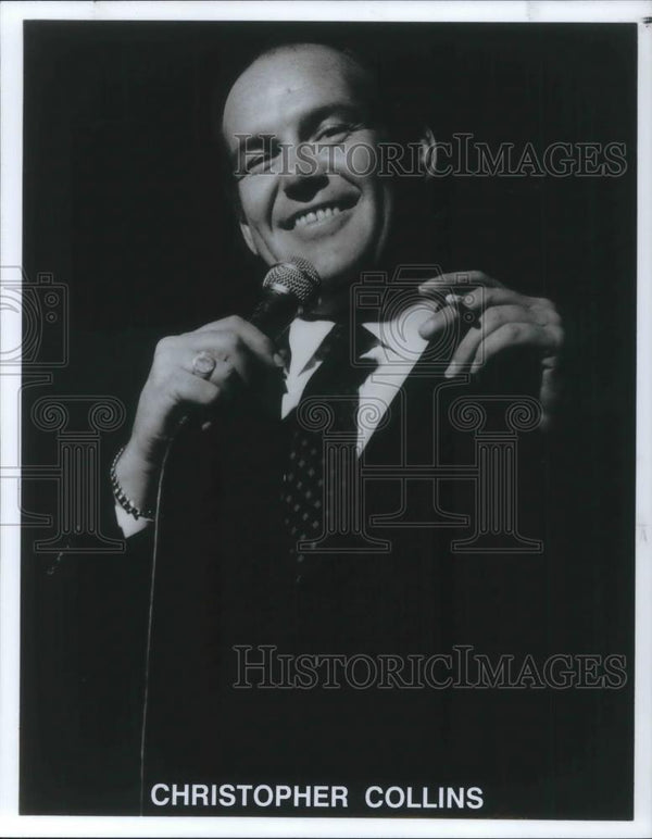 1992 Press Photo Christopher Collins Actor Comedian Voice Artist - cvp ...