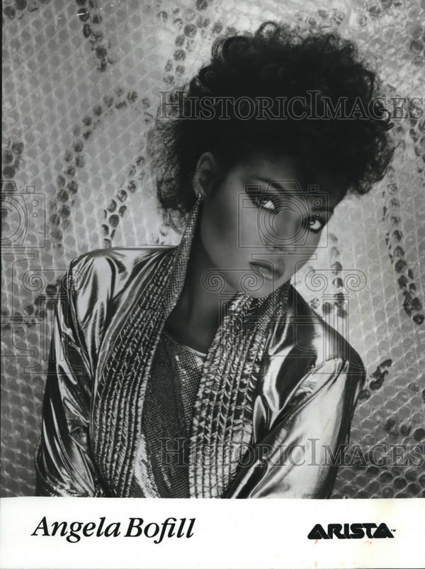 1984 Press Photo Angela Bofill Jazz Singer Songwriter - cvp01256 ...