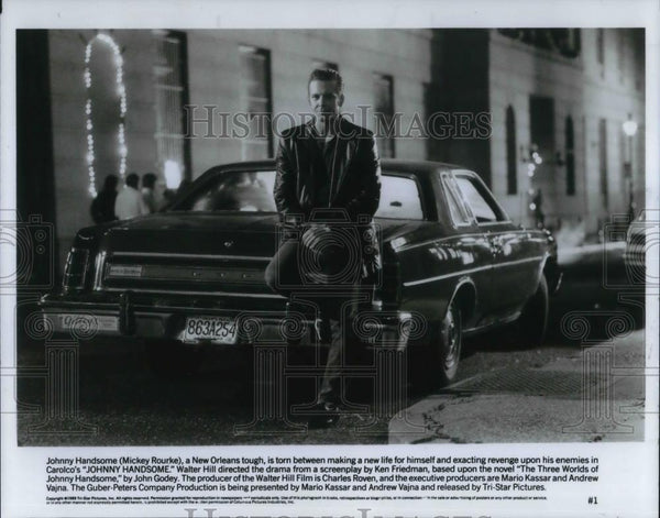 1989 Press Photo Johnny Handsome played by Mickey Rourke - cvp18322 ...