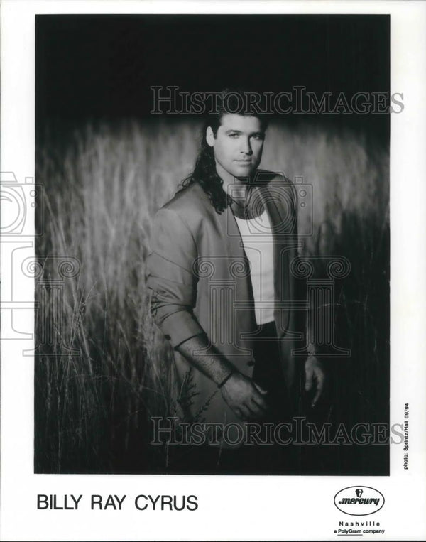 1995 Press Photo Billy Ray Cyrus Country Music Singer - cvp01679 ...