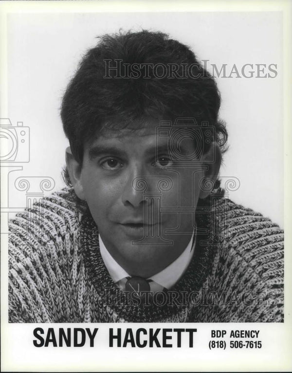 Press Photo Sandy Hackett - cvp17781 - Historic Images