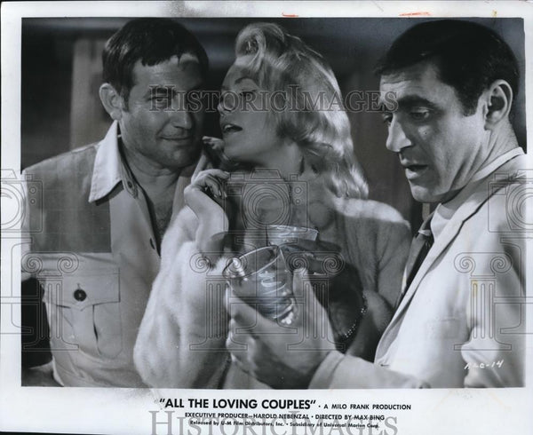 1969 Press Photo Barbara Blake, Paul Comi & Scott Graham in All The Lo ...
