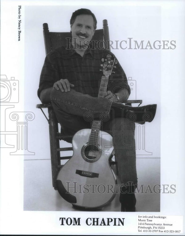 1998 Press Photo Tom Chapin Singer Songwriter Musician Entertainer - c ...