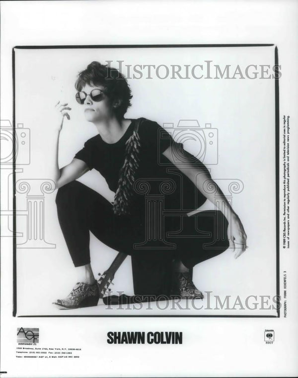 1991 Press Photo Shaw Colvin Contemporary Folk Singer Songwriter Music ...