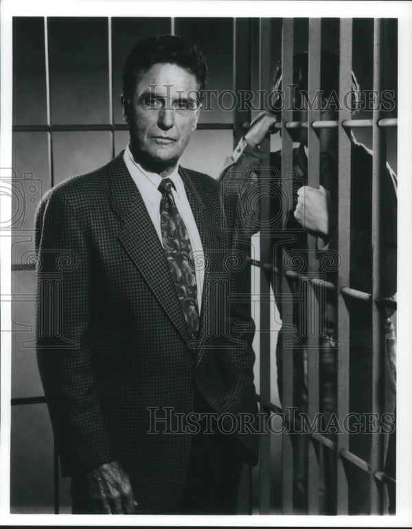 1992 Press Photo Robert Stack host of Unsolved Mysteries - cvp10707 ...