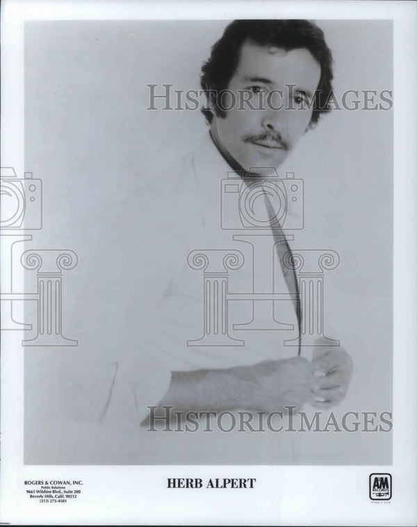 1978 Press Photo Herb Alpert Latin Jazz Composer Musician Singer Tijua ...
