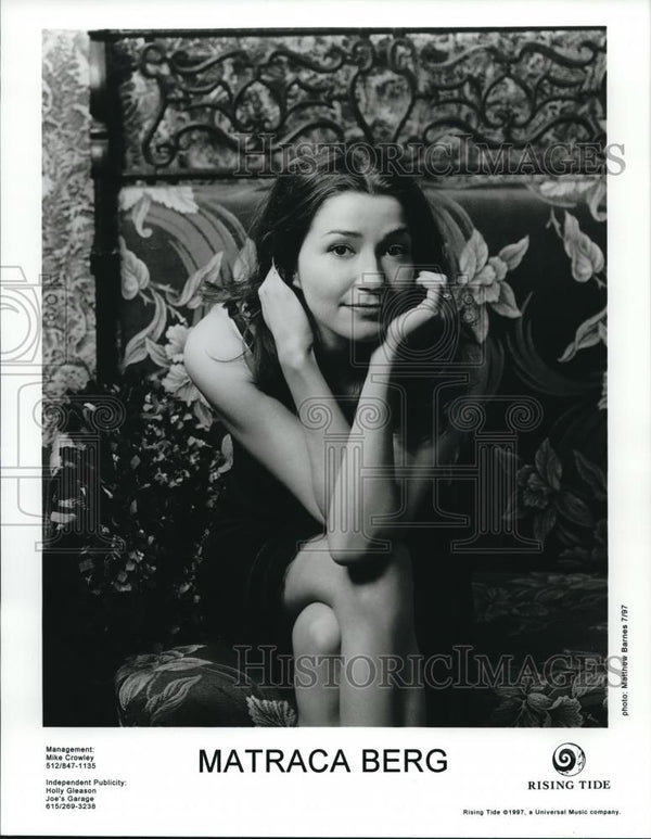 1997 Press Photo Matraca Berg Country Music Singer Songwriter Musician ...