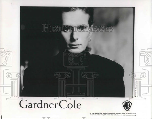 1991 Press Photo Gardner Cole Pop Songwriter Keyboard Player Music Pro ...