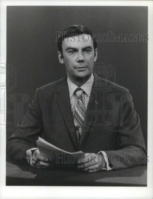 1987 Press Photo Sam Donaldson Capitol Hill Correspondent ABC News - c ...