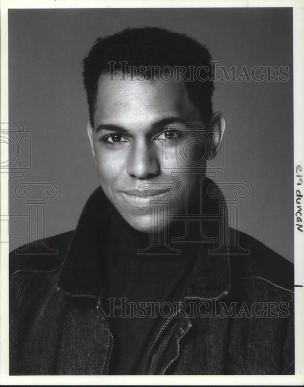1992 Press Photo Randy Duncan Artistic Director Joseph Holmes Chicago ...