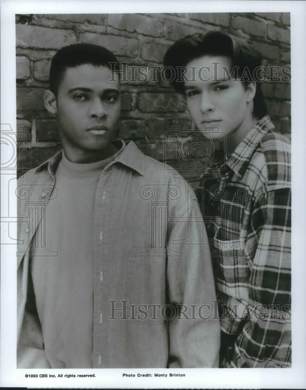 1993 Press Photo Rugg Williams and Justin Whalen in Crosses on the Law ...