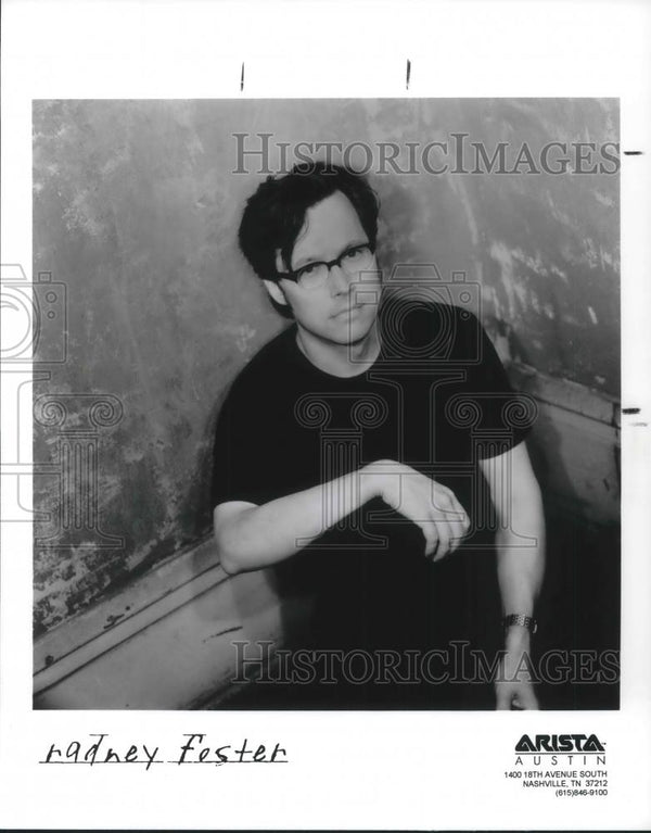 1999 Press Photo Radney Foster Country Music Singer Songwriter Guitari ...
