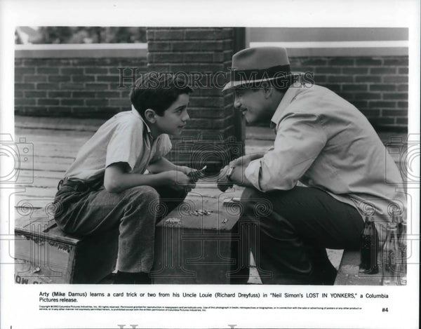 1993 Press Photo Richard Dreyfuss And Mike Damus in Lost in Yonkers ...