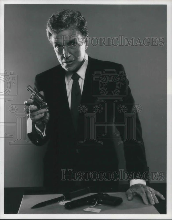 Press Photo Robert Stack host of Unsolved Mysteries - cvp10701 ...