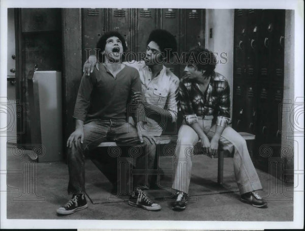 1978 Press Photo Ron Patillo, Robert Hegyes on Welcome Back Kotter - c ...