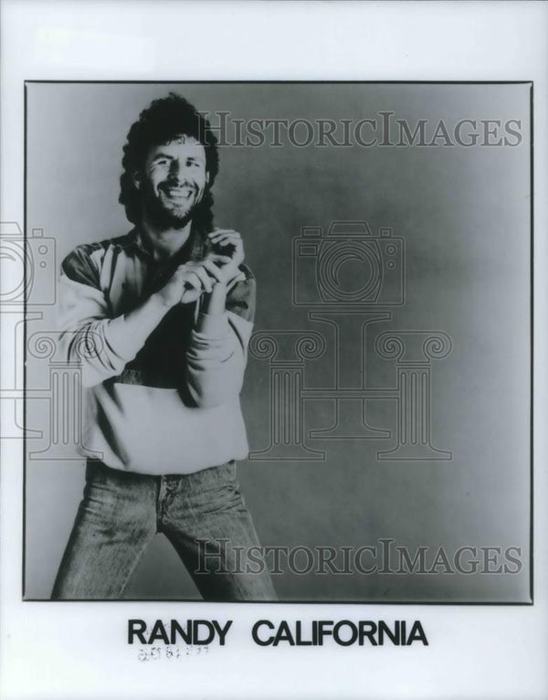 1985 Press Photo Randy California - cvp07971 - Historic Images