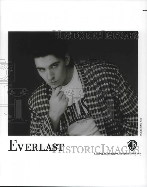 1990 Press Photo Everlast Erik Francis Schrody Hip Hop Rapper MC Singe ...
