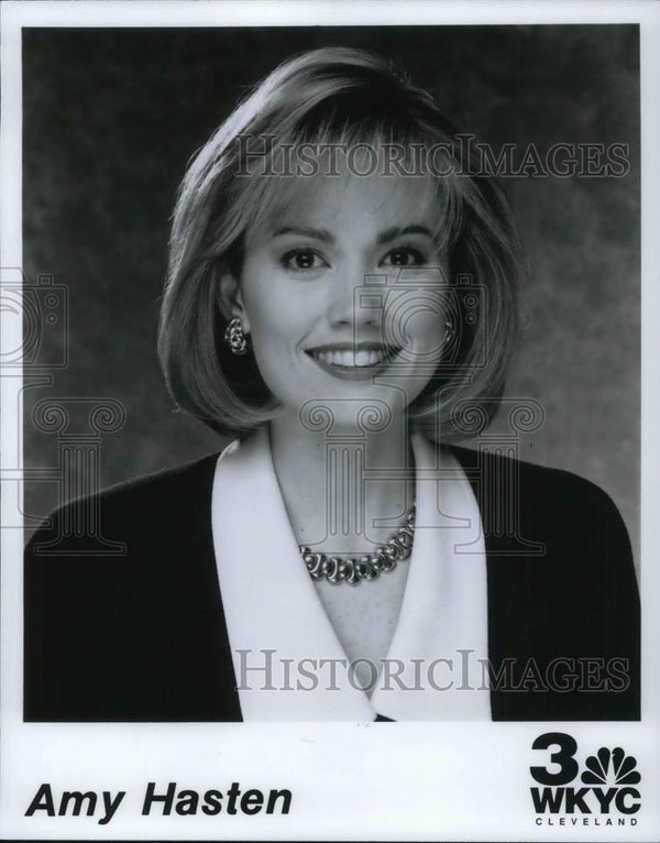 1983 Press Photo Amy Hasten WKYC Cleveland - cvp16702 - Historic Images