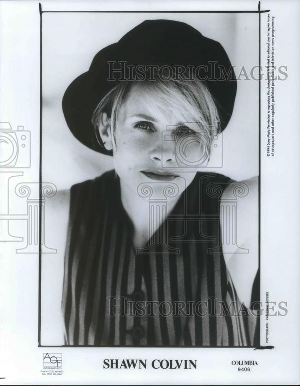1994 Press Photo Shawn Colvin Folk Singer Songwriter Musician - cvp071 ...