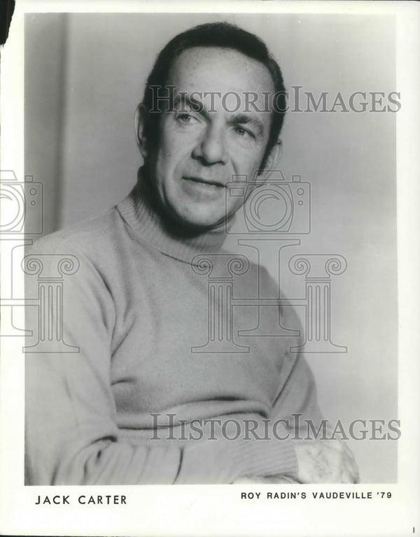 1979 Press Photo Jack Carter of Roy Radin's Vaudeville "79 - cvp07447 ...