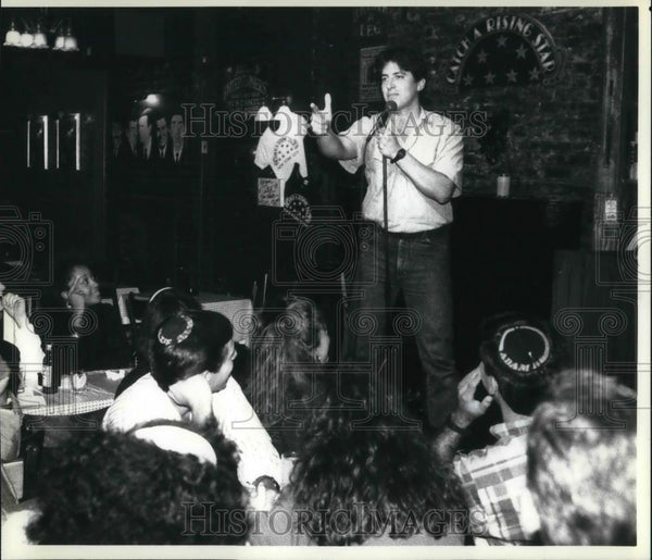 1989 Press Photo Tom Anga Comedian - Historic Images