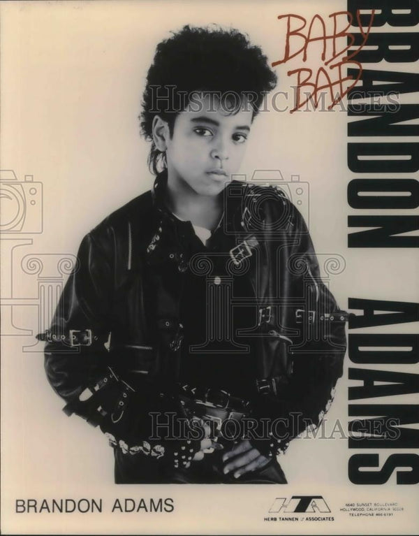 1986 Press Photo Brandon Adams - cvp07994 - Historic Images