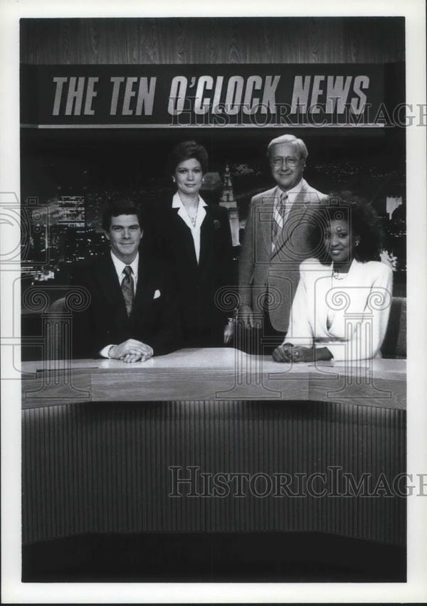 Press Photo Sally Bernier Gib Shanley Bob Hetherington Romona Robinson ...