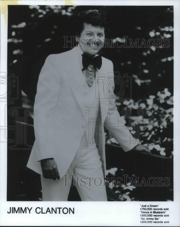 1980 Press Photo Jimmy Clanton R&B Swamp Pop Singer - cvp07202 ...