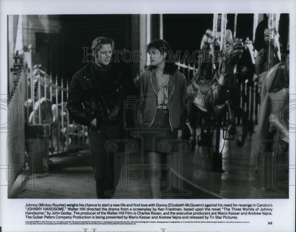 1990 Press Photo Johnny Handsome played by Mickey Rourke - cvp18321 ...