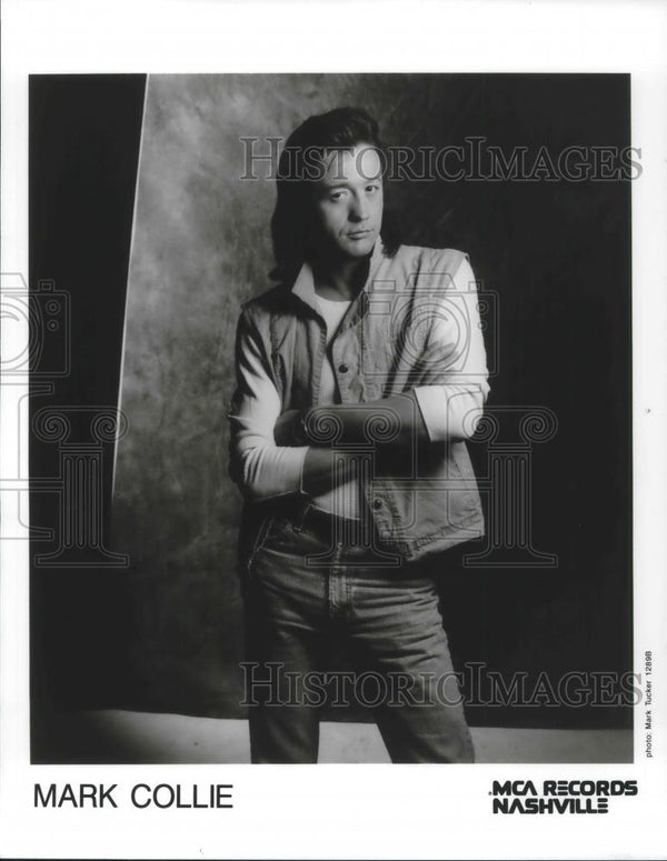 1991 Press Photo Mark Collie Country Singer Songwriter Musician Produc ...