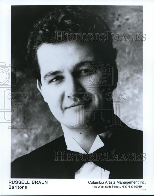 1998 Press Photo Russell Braun Baritone Opera Singer - cvp00101 ...