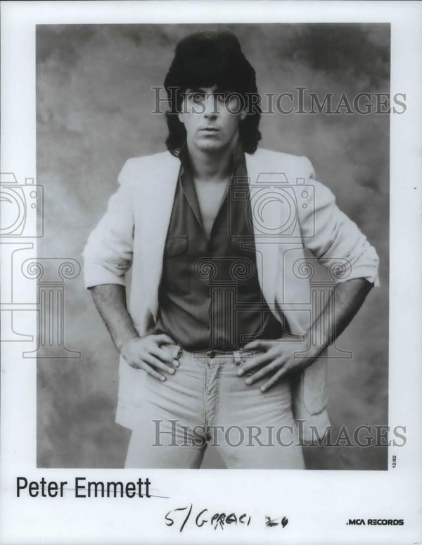 1983 Press Photo Peter Emmett Sonny Geraci Rock Singer Musician - cvp0 ...