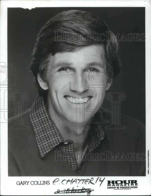 1983 Press Photo Gary Collins Actor Talk Show Host - cvp02520 ...