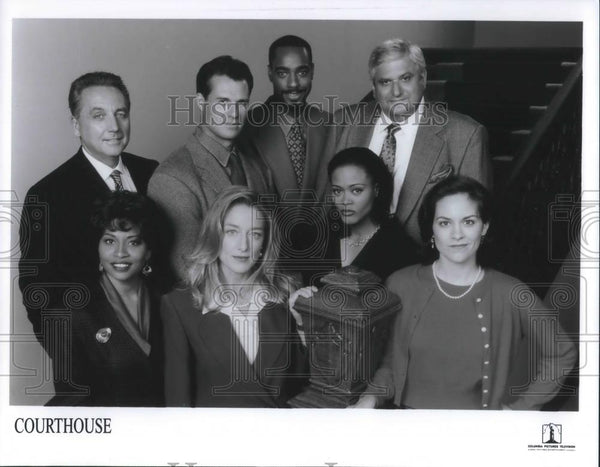 1995 Press Photo Patricia Wettig Annabeth Gish Robin Givens and Bob Gu ...
