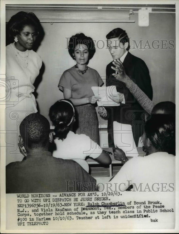 Ralph Chamberlin and Viola Kaufman as they teach class 1963 Vintage ...