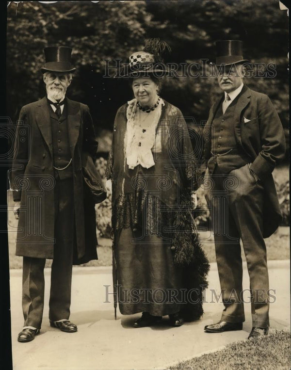1925 Press Photo Lord and lady Aberdeen of England at the White House ...