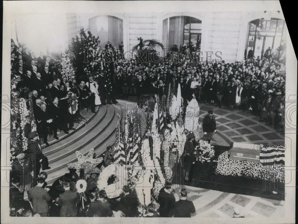 Public memorial service for California Gov James Rolph, Jr 1934 Vintage ...