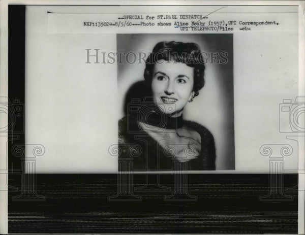 UPI Correspondent Aline Mosby 1960 Vintage Press Photo Print - Historic ...