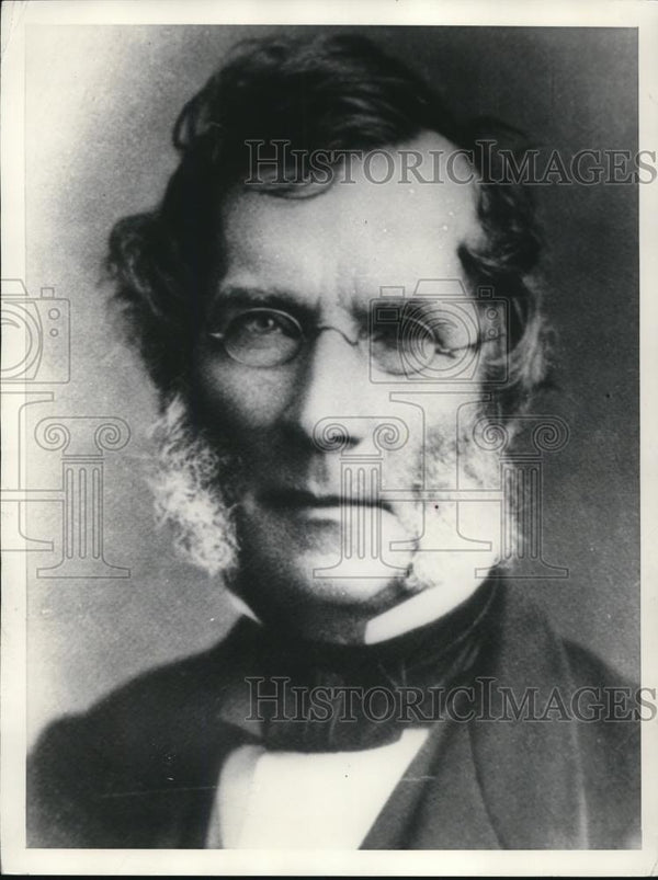 1934 Press Photo Nathan Perkins Seymour WRU Professor - Historic Images