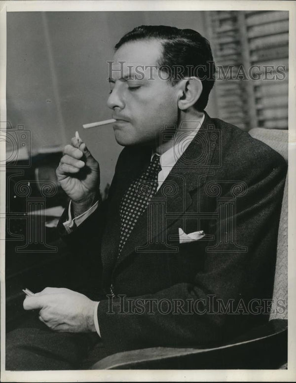 1944 Press Photo Curt Riess Author Written 16 books In Three Years ...