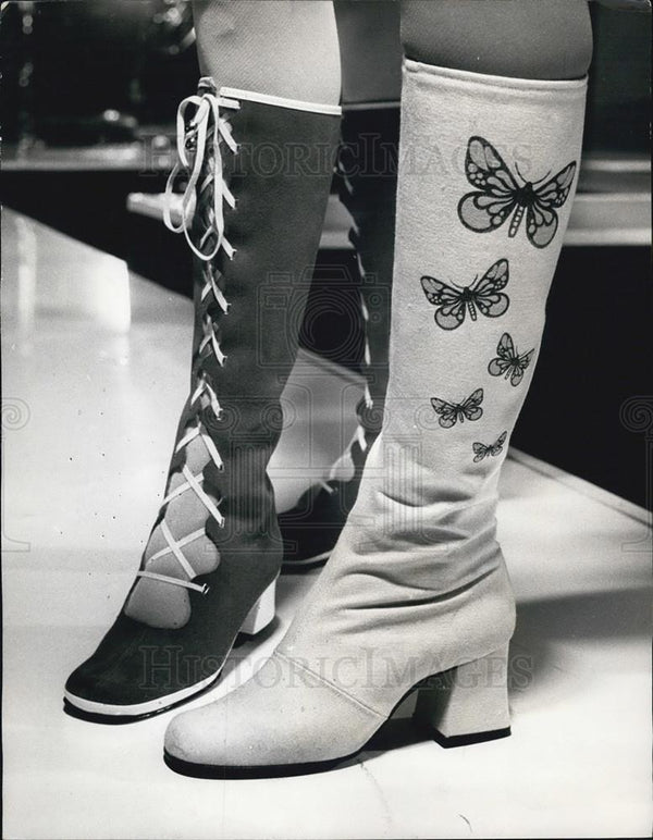 1971 Press Photo Shoe Fashions For The Spring - Historic Images
