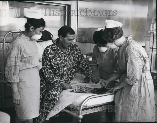 1968 Press Photo Britain's First Heart Transplant Patient, Mr. Frederi ...