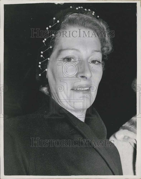 Mrs. Edgar Sanders Wife of British Prisoner in Hungary 1953 Vintage ...